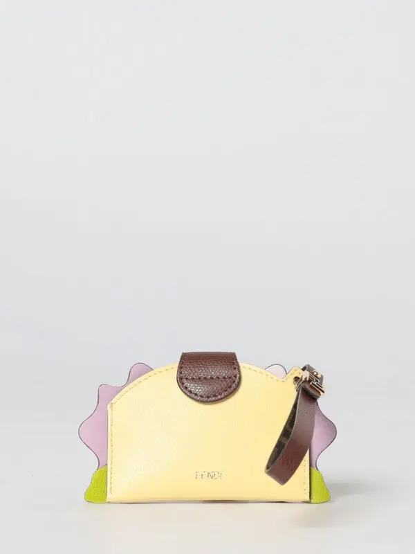 Fendi Best Friends Forever Leather Credit Card Holder - Pink