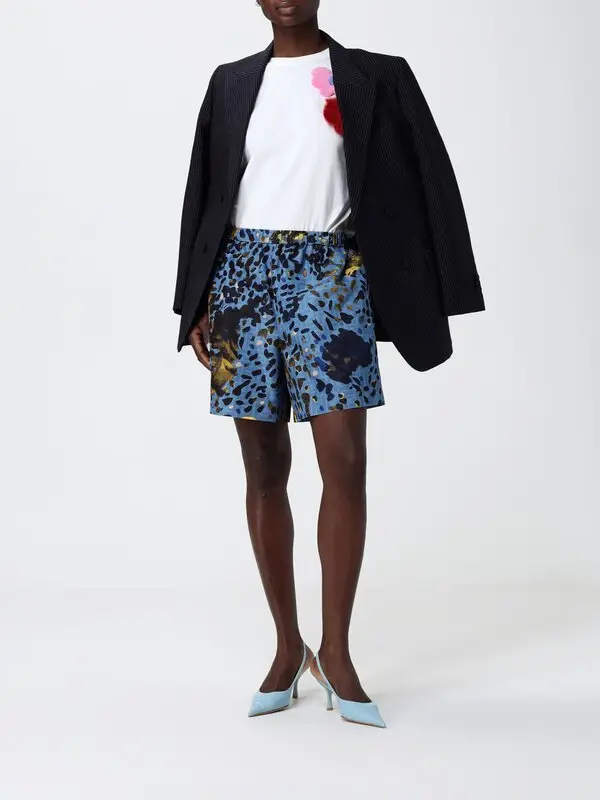 Fendi Printed Twill Shorts