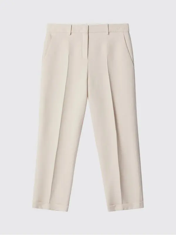 Fendi Slim Fit Wool And Silk Trousers