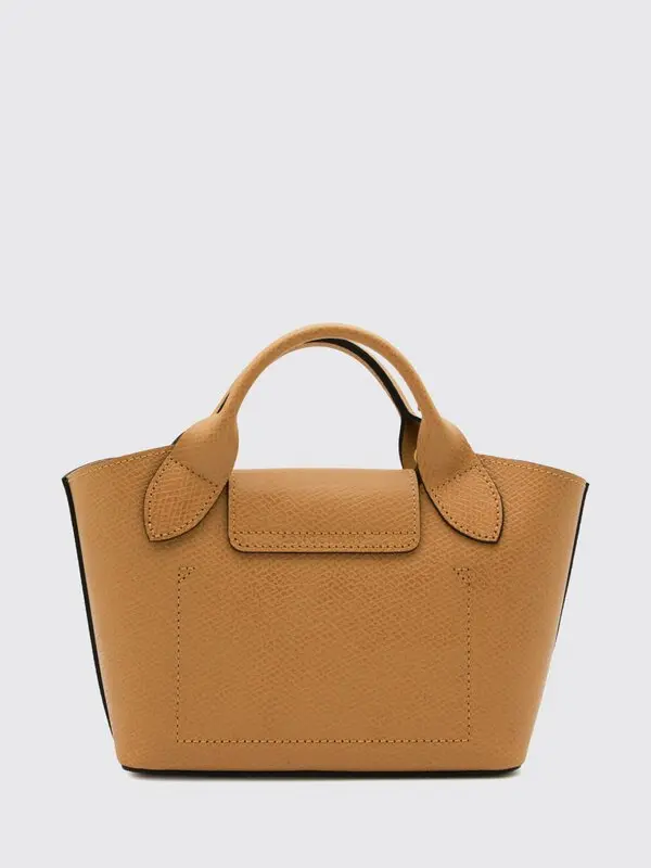 Longchamp Pure Mini Cowhide Leather Handbag With Removable Strap