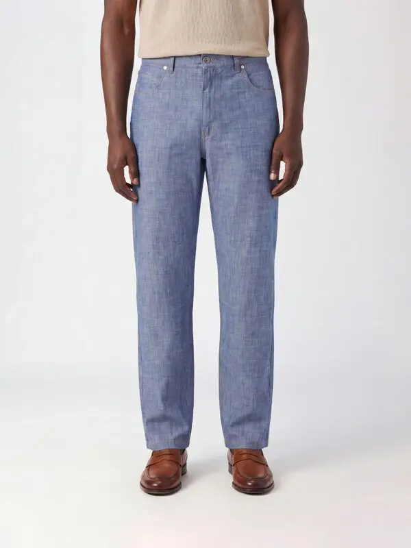 Fendi Chambray Trousers