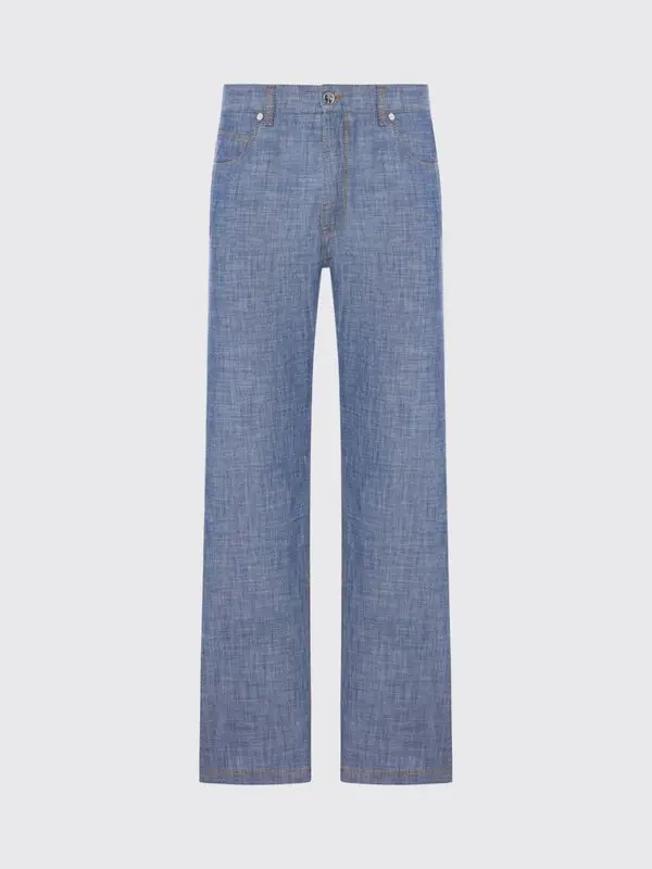 Fendi Chambray Trousers