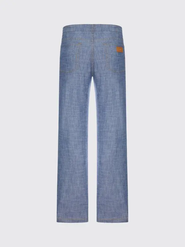 Fendi Chambray Trousers