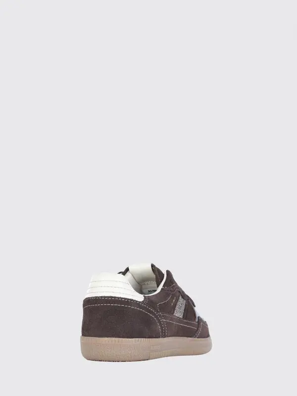 ALOHAS Block Leather And Suede Sneakers - Cocoa