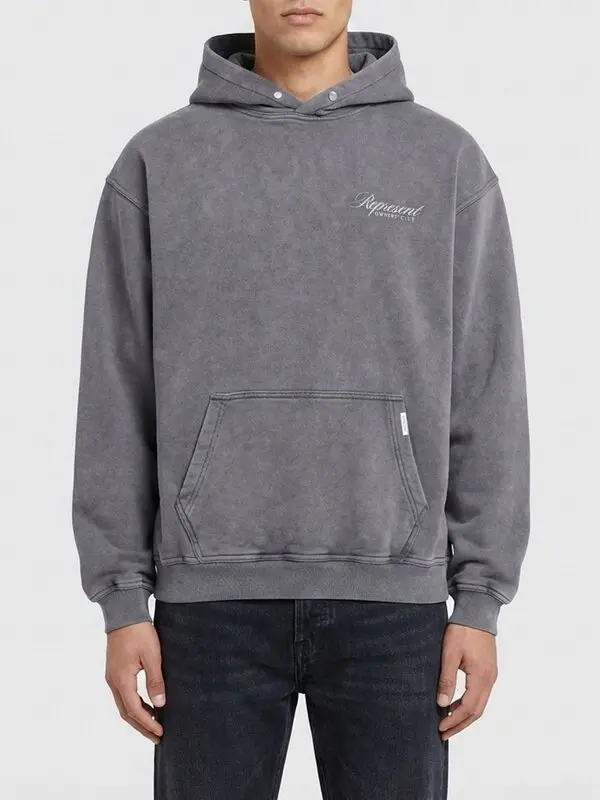 REPRESENT Distressed Logo Hoodie