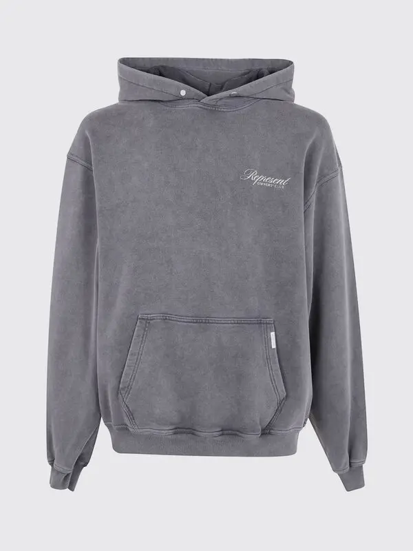 REPRESENT Distressed Logo Hoodie