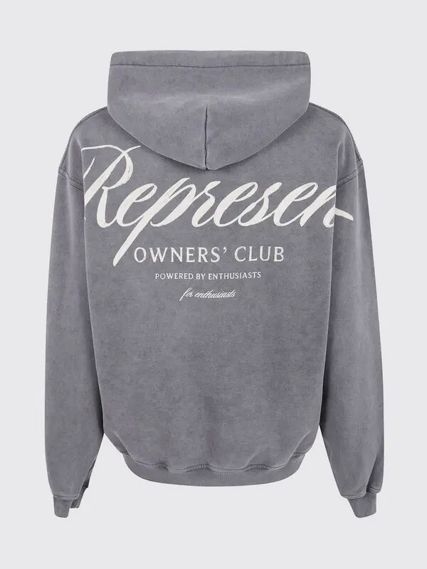 REPRESENT Distressed Logo Hoodie