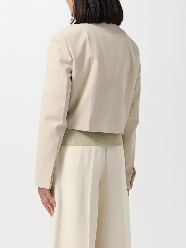 Fendi Cropped Jacket With Button Detail