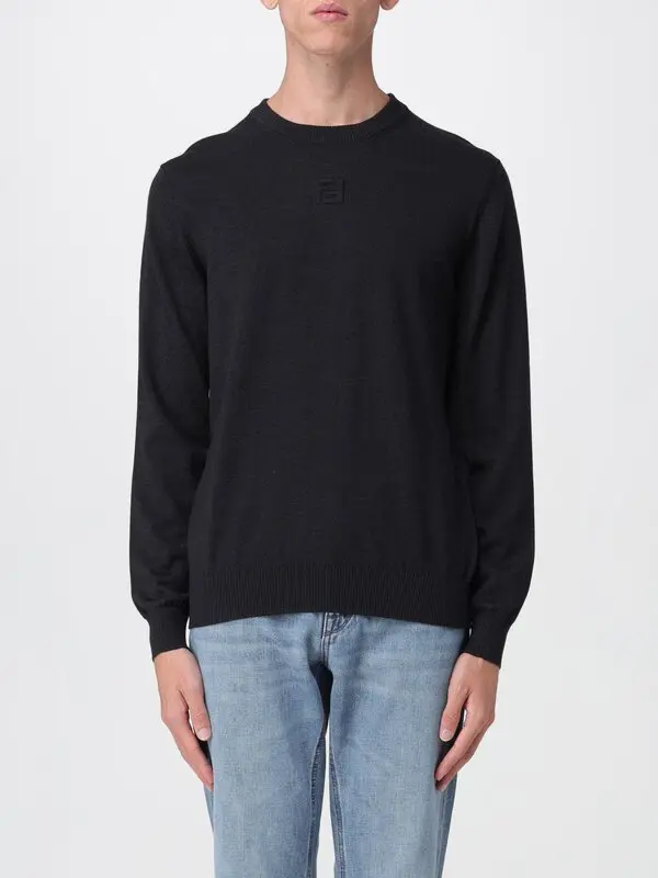 Fendi Crew Neck Jumper - Red