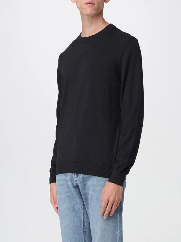 Fendi Crew Neck Jumper - Red