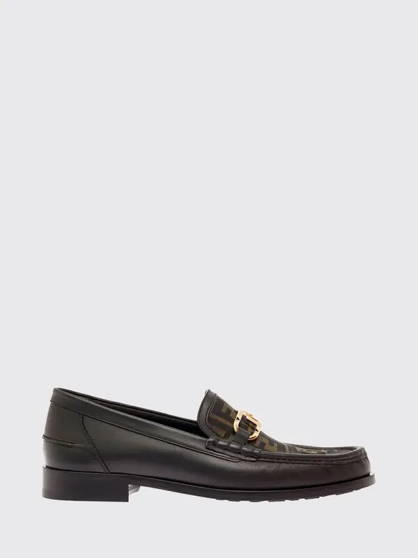 Fendi Horsebit Loafers - Black