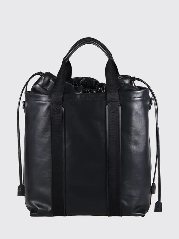Fendi Flux Calfskin Handbag With Drawstring And Shoulder Strap
