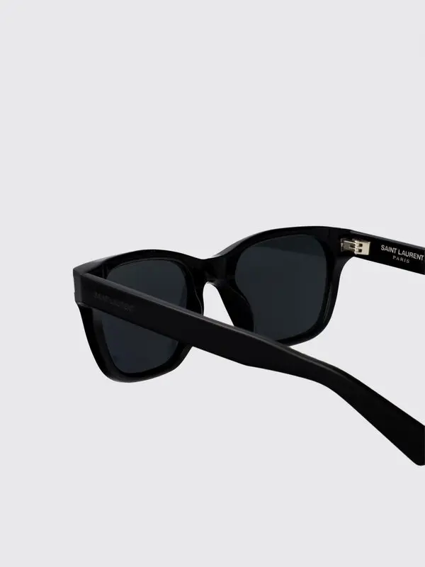 Saint Laurent Cat-eye Square Sunglasses In Recycled Acetate - Black
