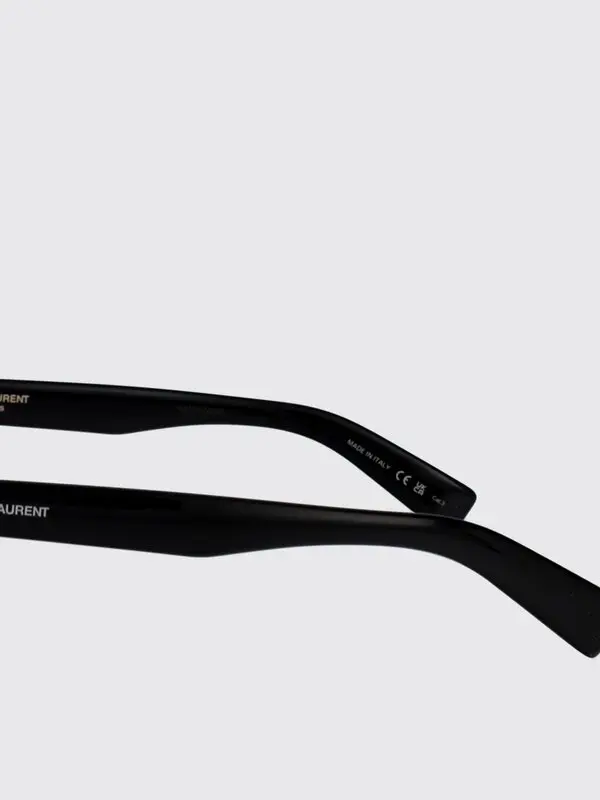 Saint Laurent Cat Eye Sunglasses With Contrast Lettering Logo