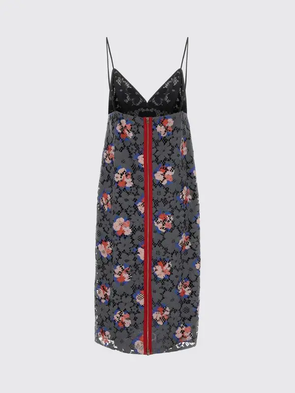 Fendi Floral Lace Midi Slip Dress