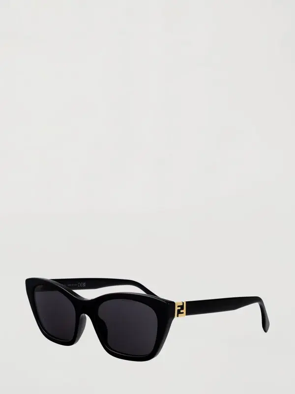 Fendi Ff Squared Acetate Sunglasses - Black