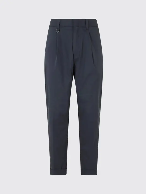 PAOLO PECORA Slim Fit Cotton Chino Pants With Slant Pockets