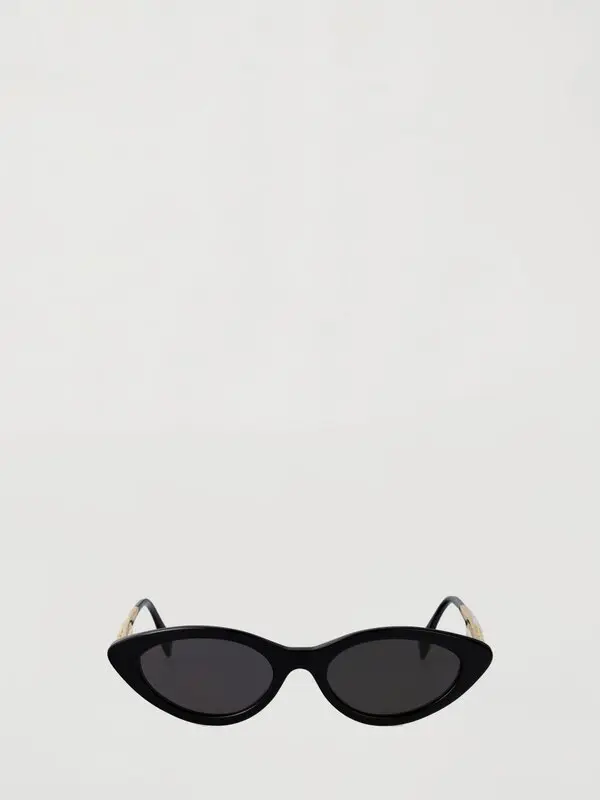 Fendi Cat-eye Acetate Sunglasses With Metal Logo Lettering
