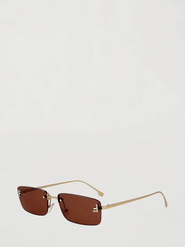Fendi First Model Rectangle Sunglasses - Red