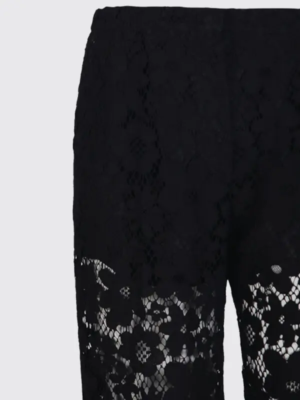 Fendi High-waisted Straight-leg Lace Palazzo Pants