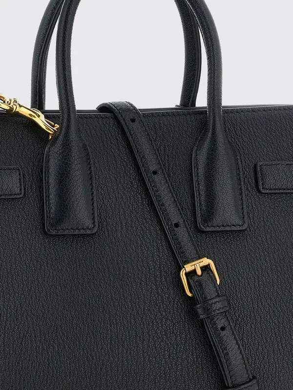Saint Laurent Sac De Jour Grained Sheepskin Leather Handbag