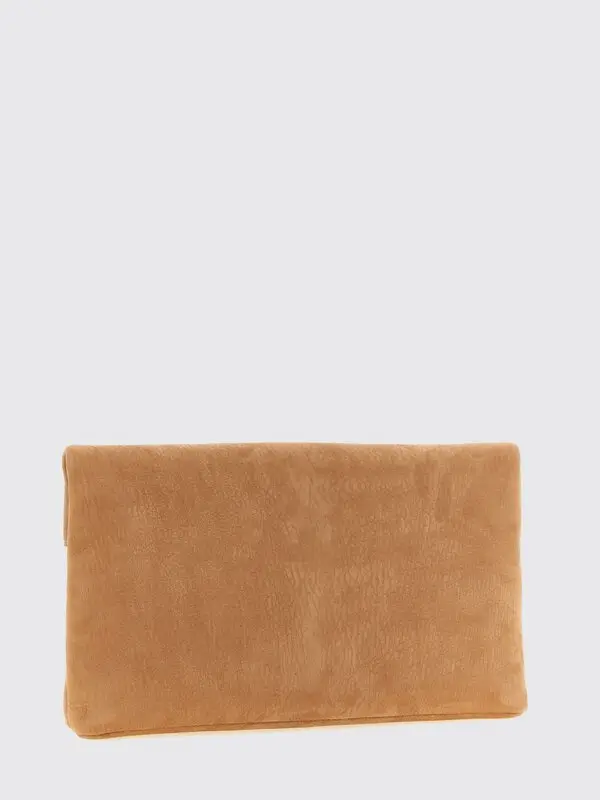 Saint Laurent Suede Calfskin Envelope Clutch With Monogram