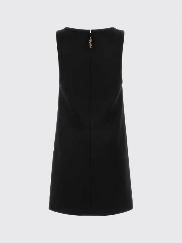 Saint Laurent Off-the-shoulder Viscose Sheath Mini Dress