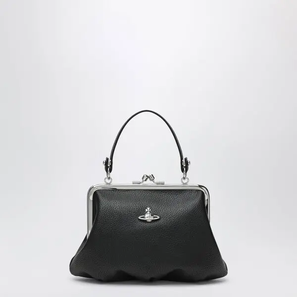 VIVIENNE WESTWOOD Granny Frame Bag In Grained Pu - Black