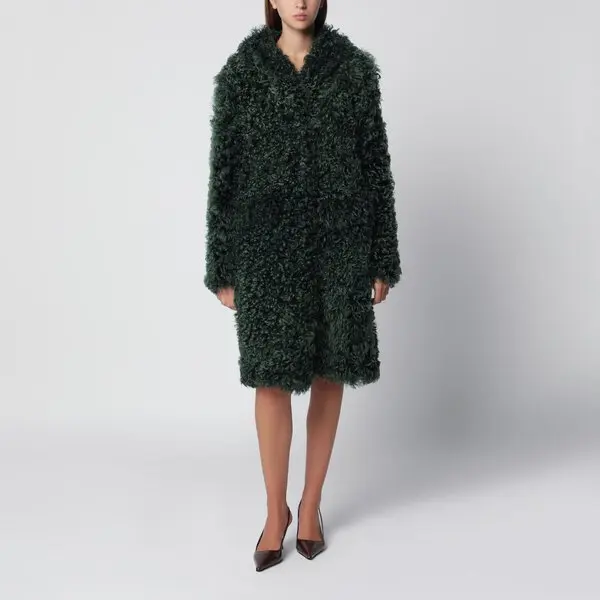 Prada Emerald Fur Coat