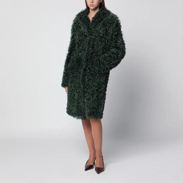 Prada Emerald Fur Coat