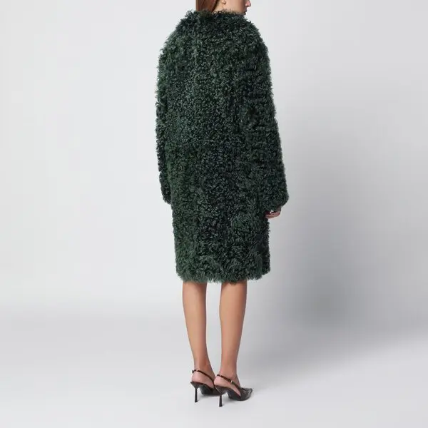 Prada Emerald Fur Coat