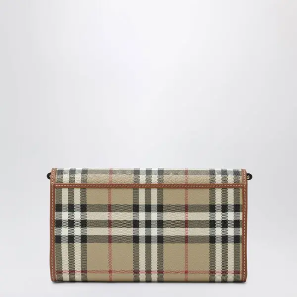 Burberry Check Chain Wallet
