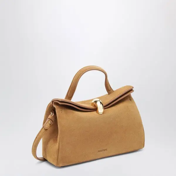Jacquemus Le Petit Valérie Suede Handbag - White