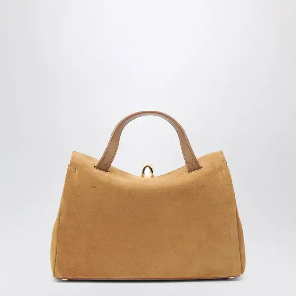 Jacquemus Le Petit Valérie Suede Handbag - White
