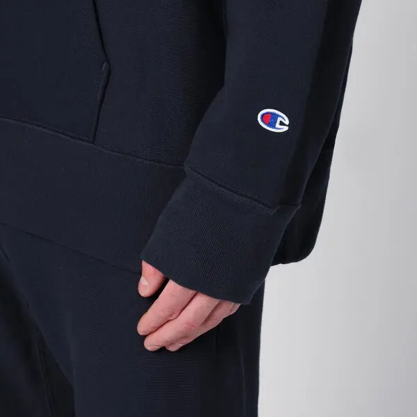 Champion Navy Cotton Hoodie