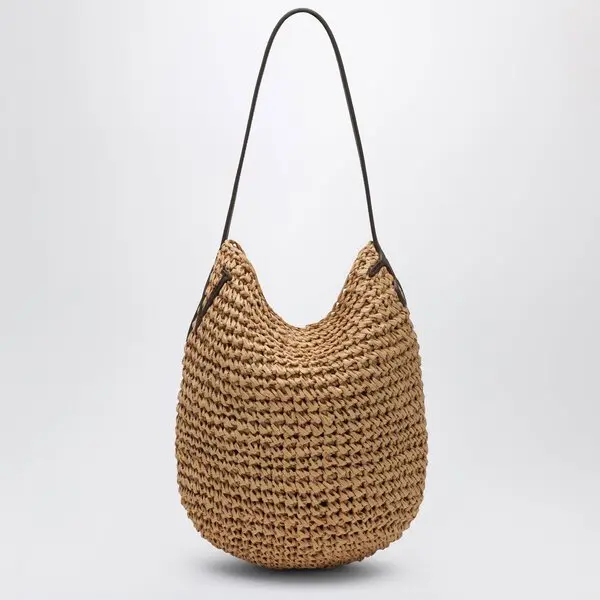 JW Anderson Small Bulb Bag In Natural Raffia