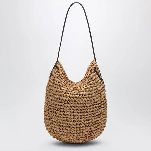 JW Anderson Small Bulb Bag In Natural Raffia