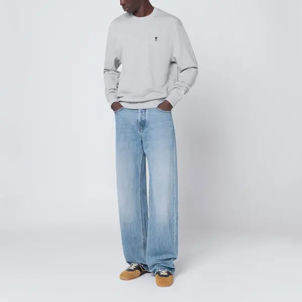 AMI Paris De Caur Crewneck Sweatshirt
