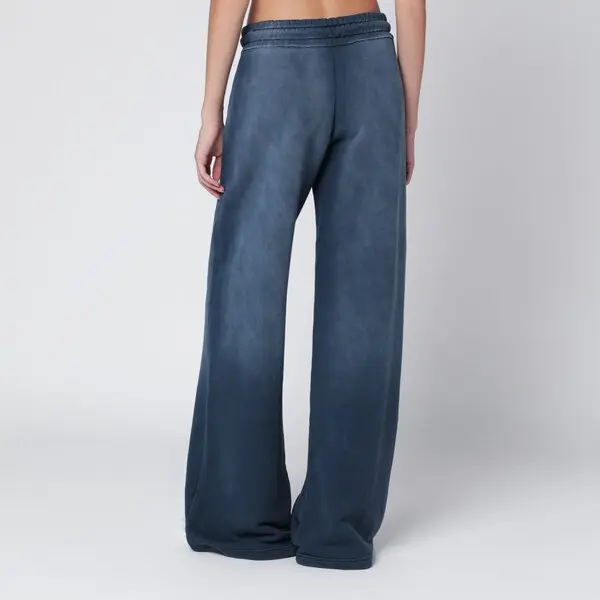OFF-WHITE™ Blue Washed-effect Flared Jogging Trousers