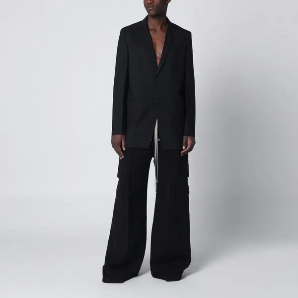 Rick Owens Single-breasted Wool Blazer