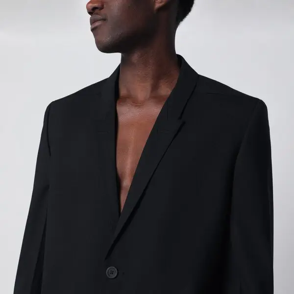 Rick Owens Single-breasted Wool Blazer