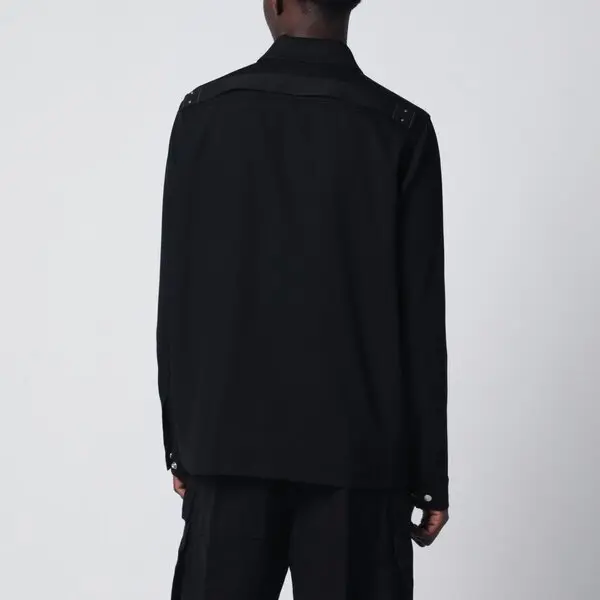 Rick Owens Zip-up Wool Shirt Jacket