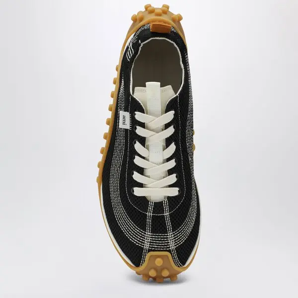 AMI Paris Ivory Mesh Mirage Trainers