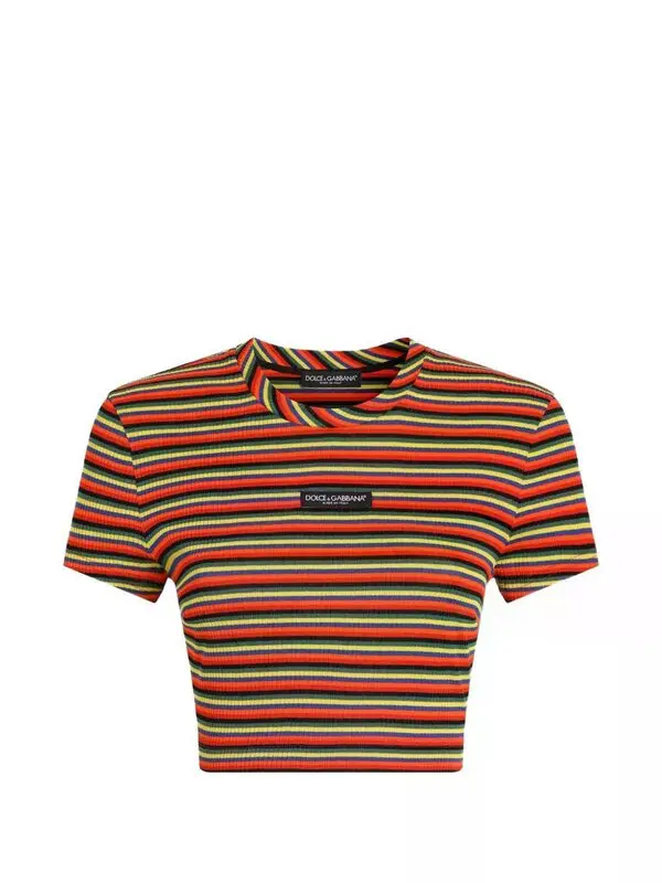 Dolce & Gabbana Striped Jersey T-shirt