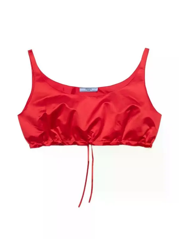 Prada Duchesse Cropped Top