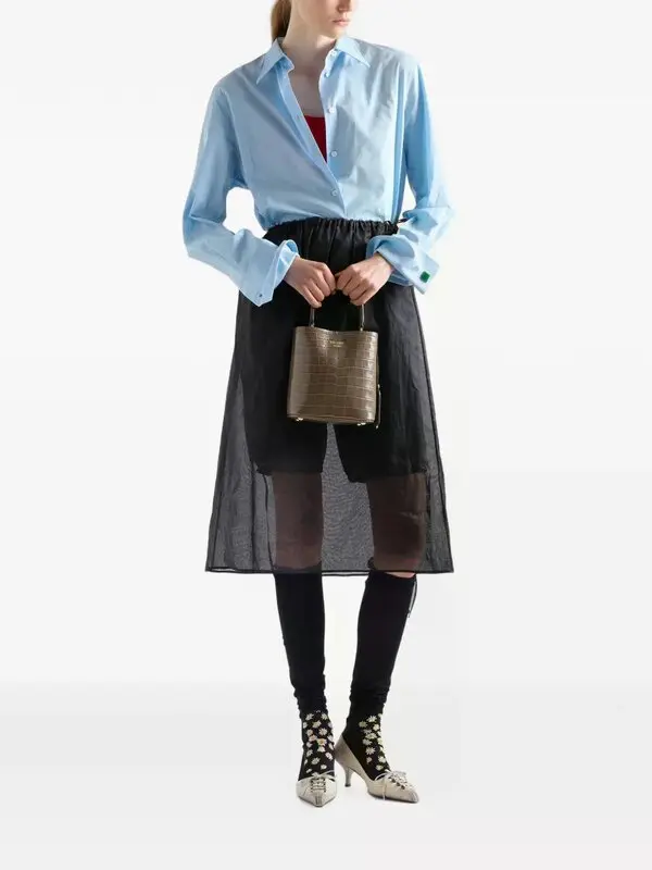 Prada Duchesse Cropped Top