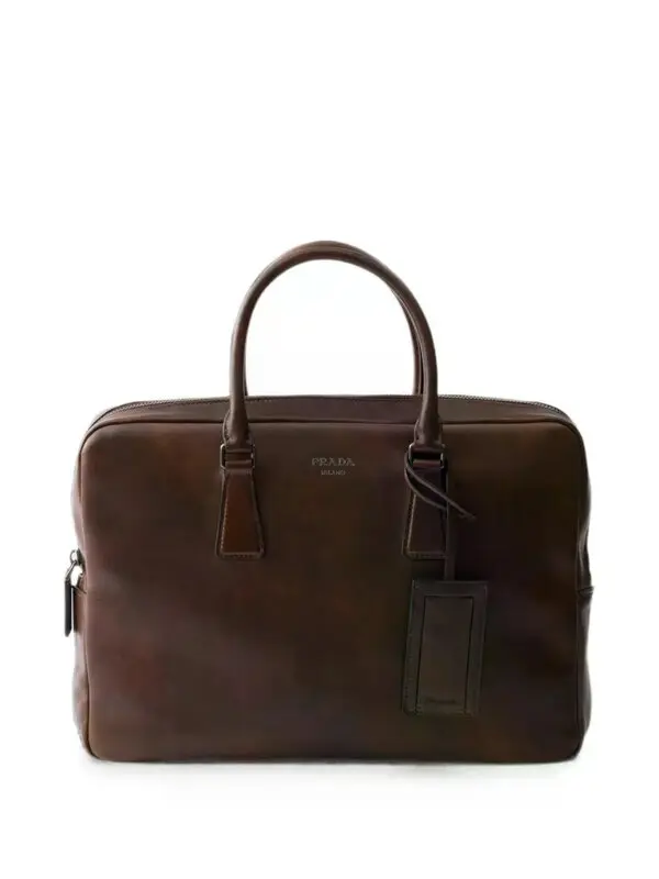 Prada Leather Work Bag