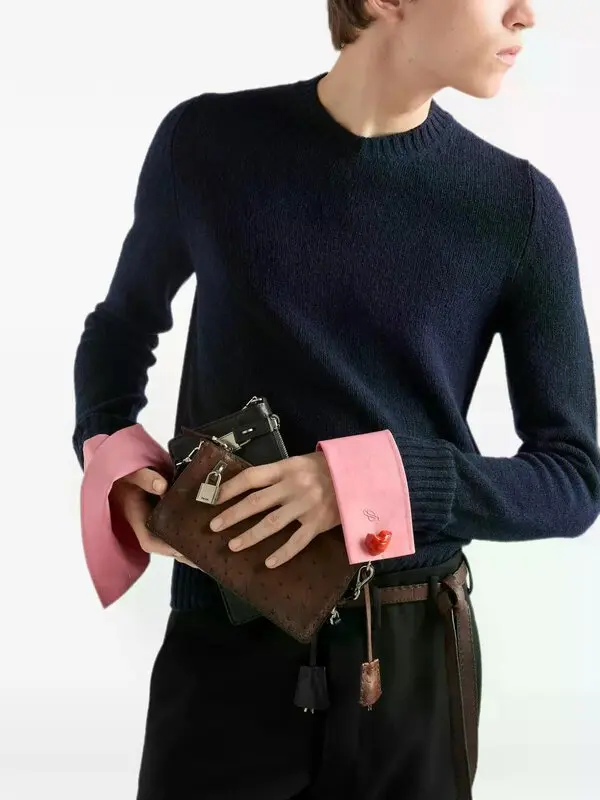 Prada Shetland Wool Crew-neck Sweater