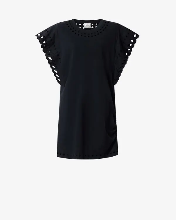 ETOILE Orlane Short Sleeve Broderie Anglaise Dress