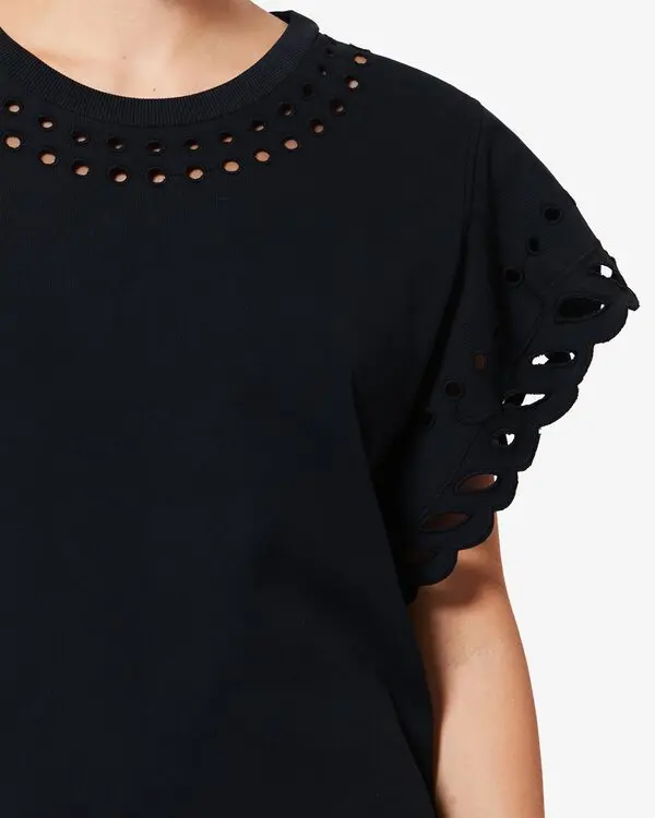 ETOILE Orlane Short Sleeve Broderie Anglaise Dress